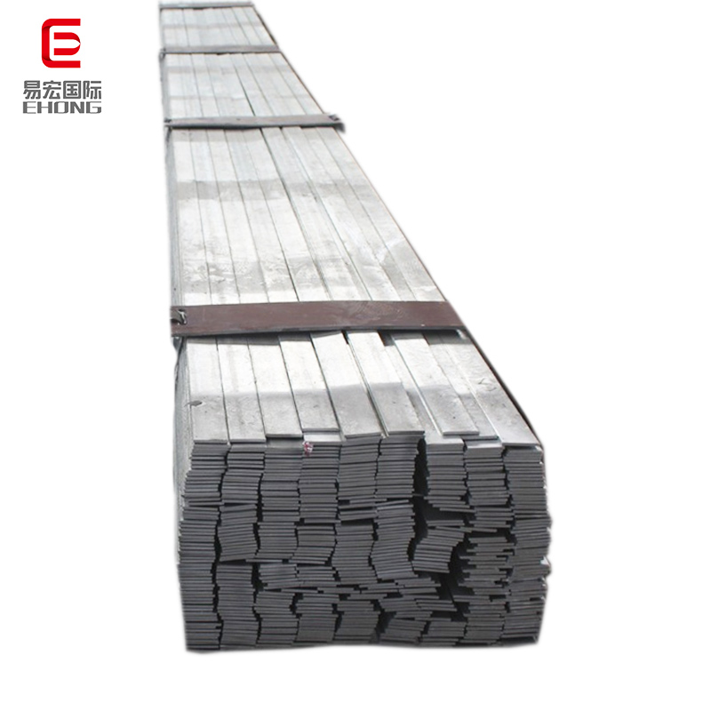 China Hot rolled flat steel bar Q235B hot-dip galvanized flat iron bar ...