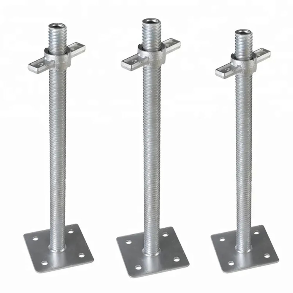 China Galvanized adjustable hollow screw jack base Manufacturer and ...