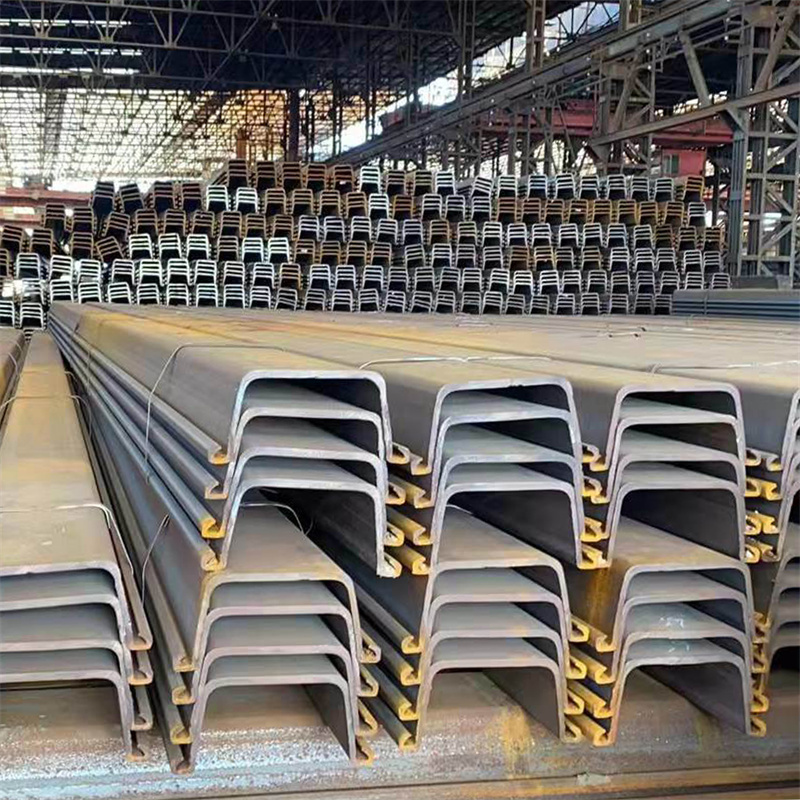 China SY295 SY390 Hot Rolled U/Z type larsen sheet pile Manufacturer ...