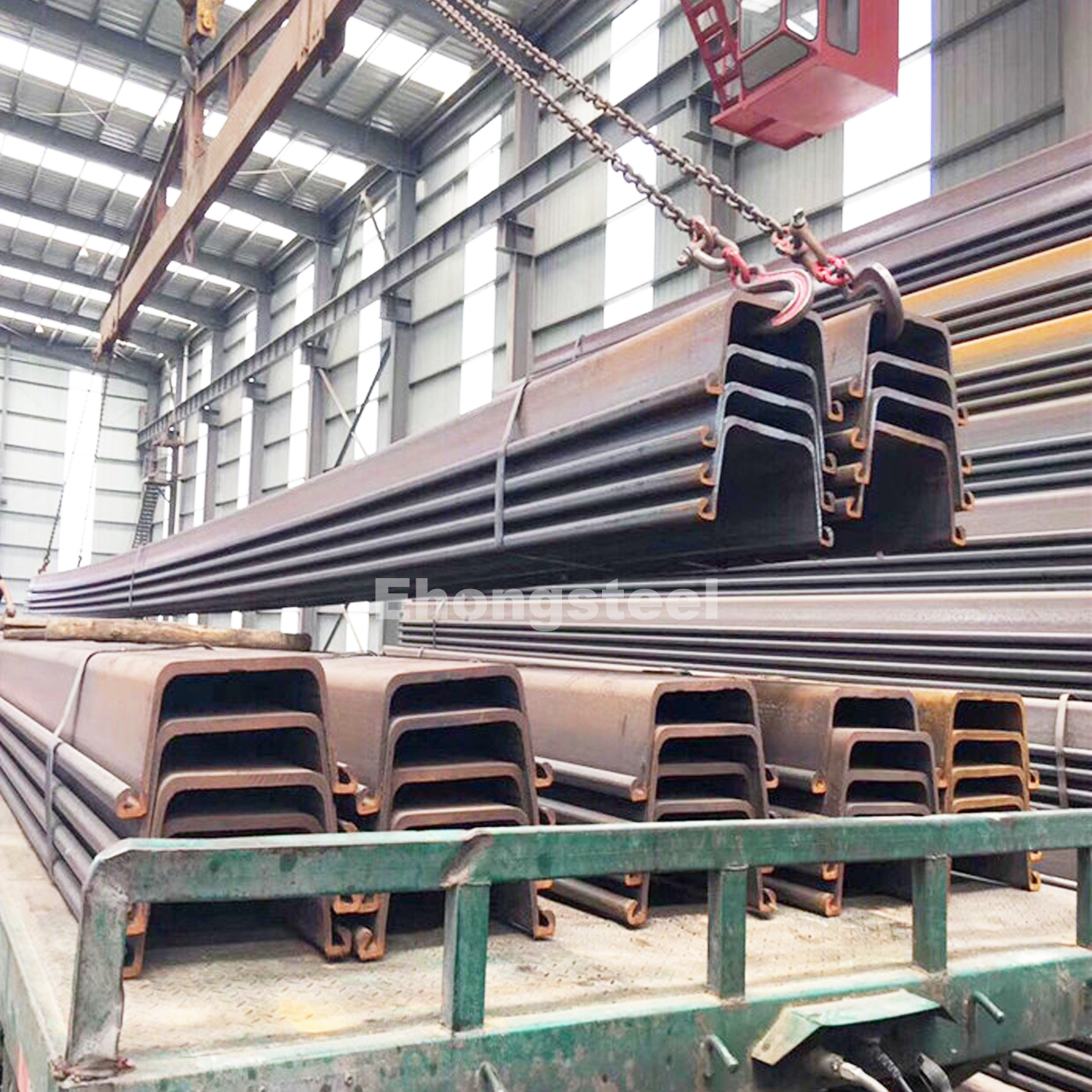 China Hot rolled SY390 pile sheet 400x100x10.5mm U-shaped Type 2 SY295 ...
